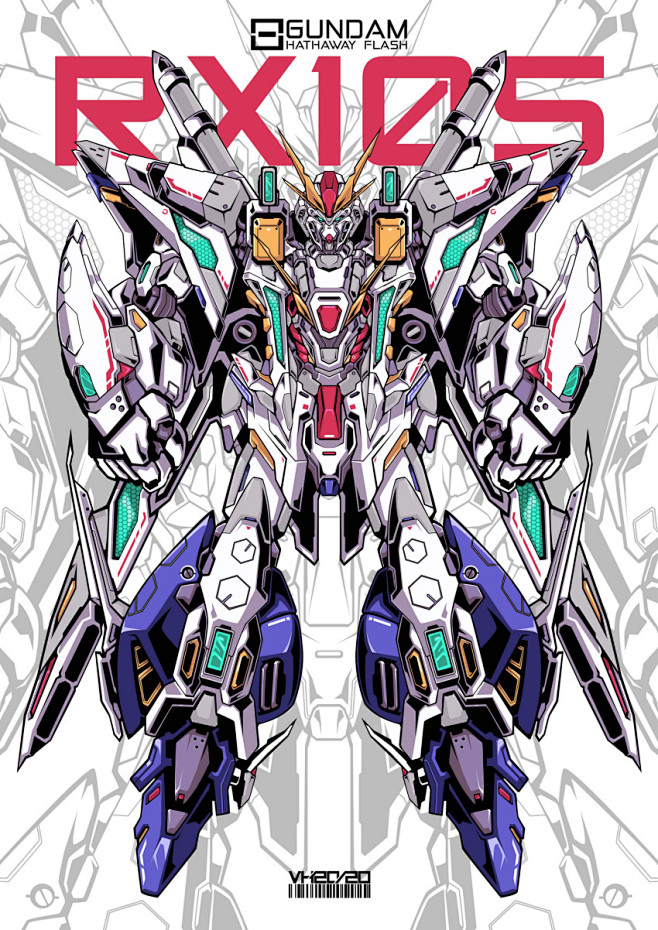 absurdres aqua_eyes clenched_hands copyright_name floating gundam ...