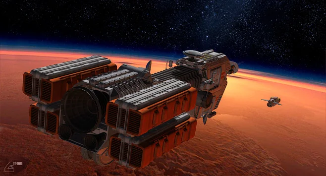 科幻战舰原画科幻载具原画科幻原画来自cgbook.cn (364)-花瓣网