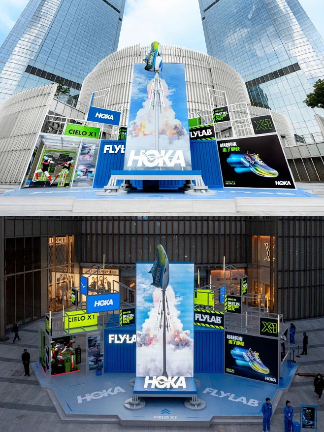 HOKA「冲上云霄」FLYLAB-花瓣网