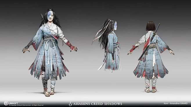 Onryo Robes Concept - Assassin's Creed Shadows-花瓣网