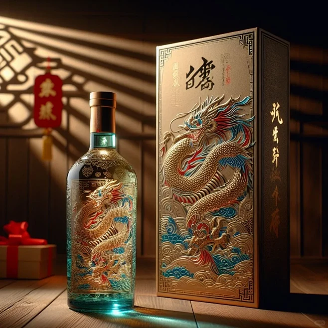 AIGC | 白酒的国潮包装