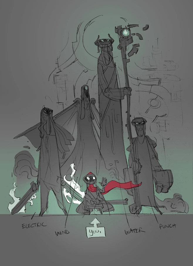 Hob Player Character, Paul Richards : Early iteration for Hob's player ...