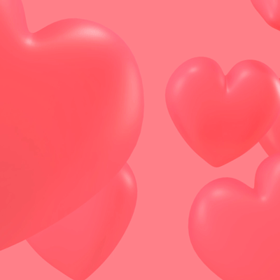 Animated floating hearts background gif-花瓣网