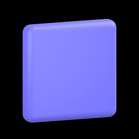 Smooth-square 3D Icon