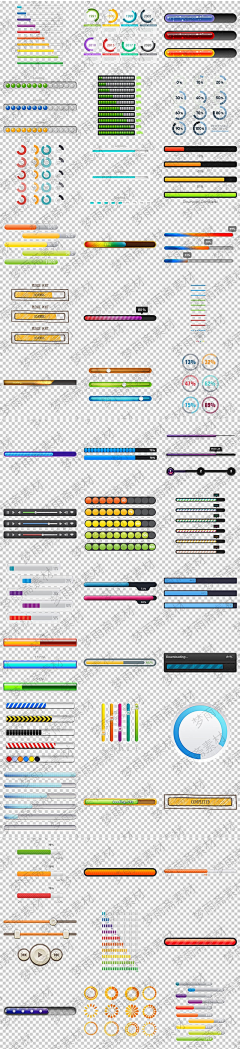 进度条-花瓣网|陪你做生活的设计师 | 明底免抠元素图片设计素材-淘宝网