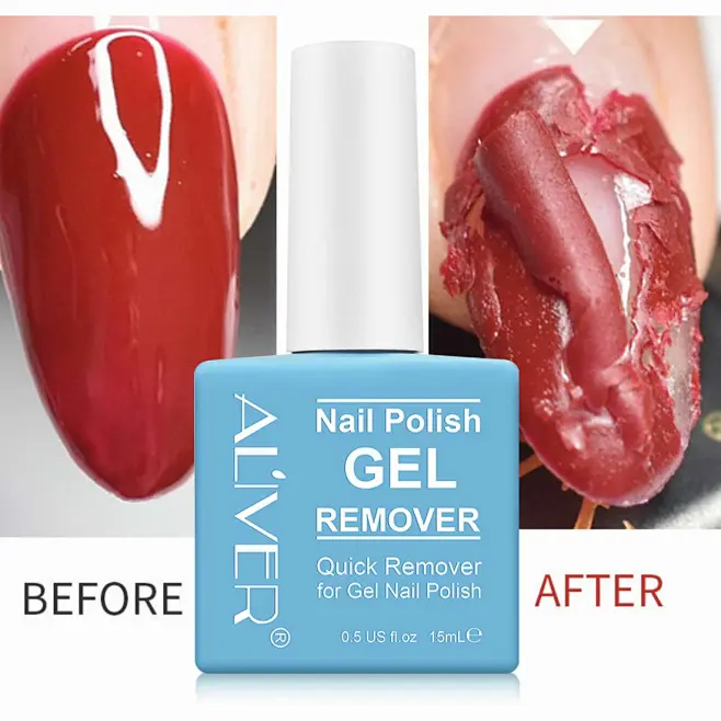 Amazon.com : Gel Nail Polish Remover, Gel Remover For Nails, Quick ...