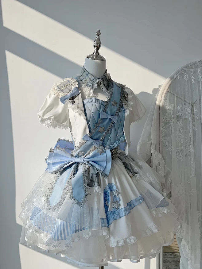 我推的裙子丨白X蓝无谷美 - 小红书-花瓣网