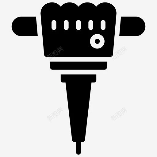 手提钻空气锤钻头图标 UI图标 设计图片 免费下载 页面网页 平面电商 创意素材-花瓣网