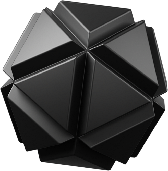 元素 图形 3D 立体 插画 图标 png PSD 免抠 设计建模型高清免抠psd设计素材Triangle sphere angle 2 Dark