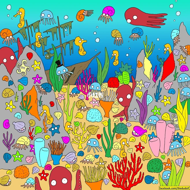 Dudolf【找茬画】-花瓣网