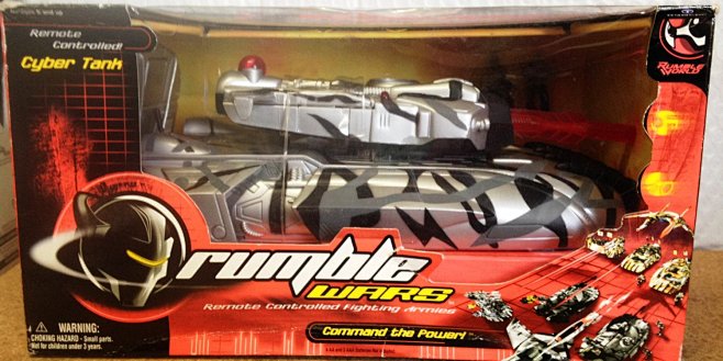 Amazon.com: Rumble Wars Cyber Tank~2001~Remote Control: Toys & Games