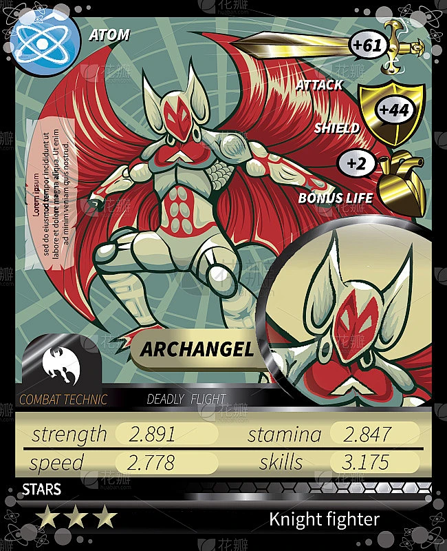 Archangel_Card素材-花瓣网