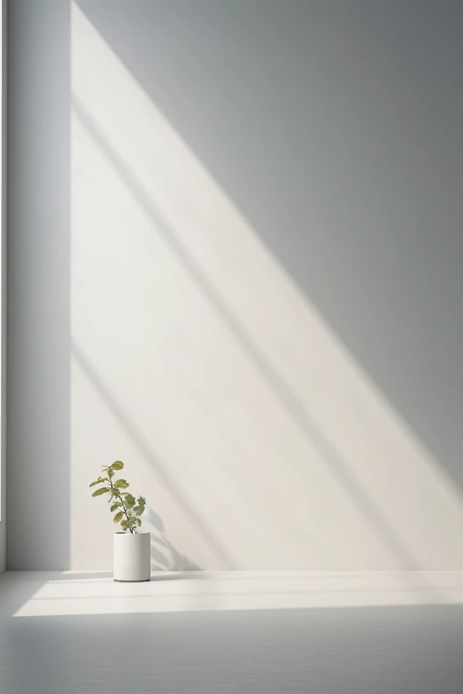 An empty scene of calmness with minimalistic aesthetics. 一个空旷的平静场景，具有极简 ...