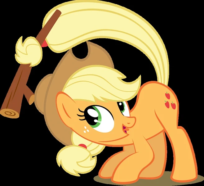 Applejack - Playing Fetch by *MysteriousKaos on deviantART#彩虹小马##小马宝莉 ...