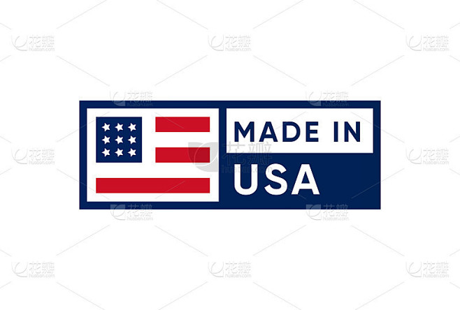 美国制造标识图标设计