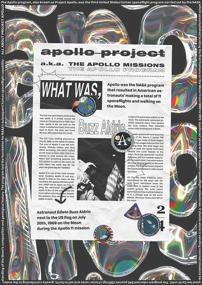 The Apollo Project - 그래픽 디자인, 브랜딩편집 lt;아폴로 프로젝트와 아폴로 9호gt;에 관한-花瓣网