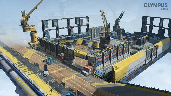 APEX Legends: Olympus Building Designs-花瓣网