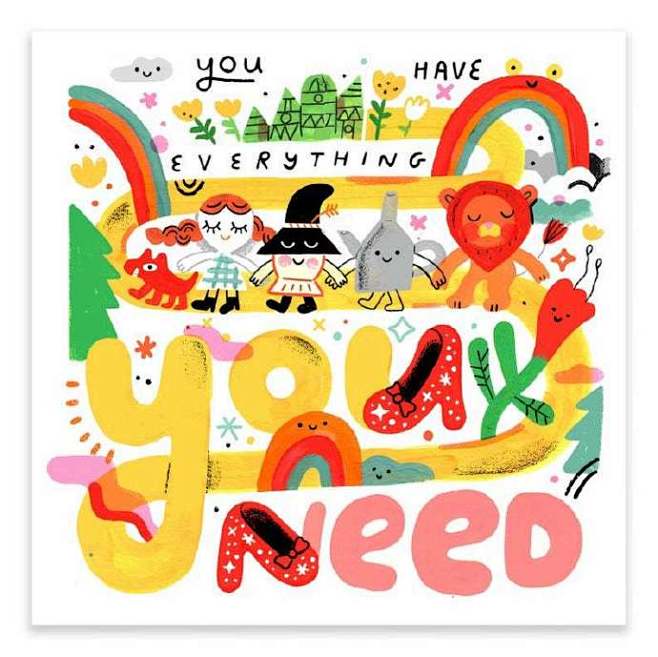 #云朵分享#来自插画师 Andy J. Pizza 的一组可爱插画