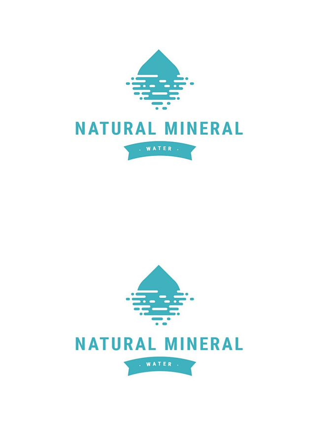 设计模板 天然水 天然 标志 设计 模板 设计素材