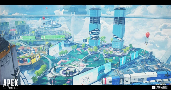 Apex Legends: Olympus - Oasis -花瓣网