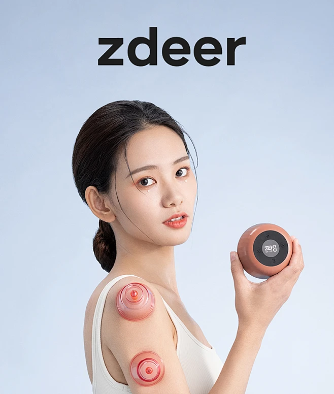 zdeer左点活力罐智能走罐按摩器家用拔罐以电动经络刷背部按摩器-tmall.com天猫-花瓣网