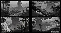 场景构图黑白构成画面构成黑白稿来自cgbook.cn (903)-花瓣网