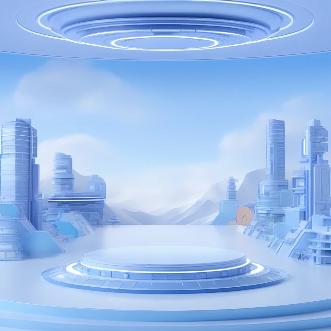 AI-C4D场景背景 (134)-花瓣网