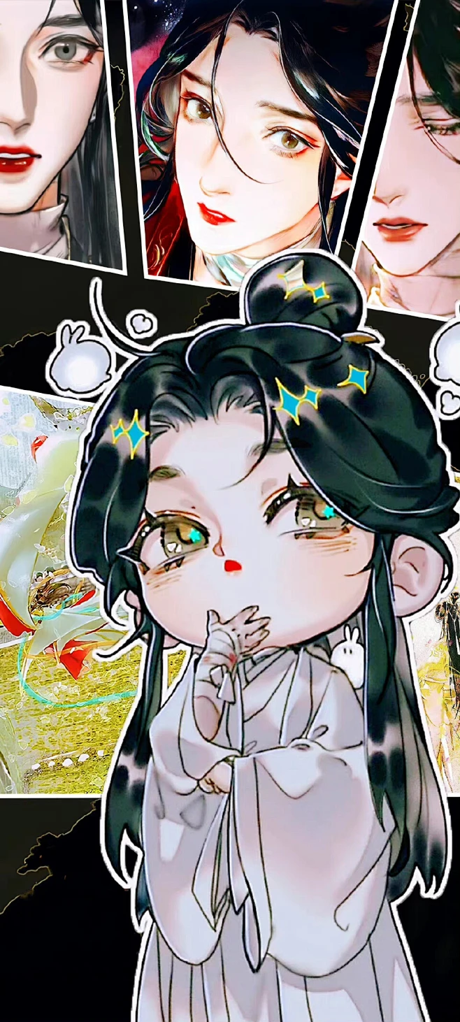 Q版 美型 谢怜@STARember-花瓣网