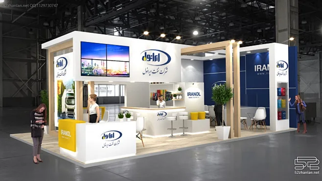 【Iranol】展台设计分享 – 52展览设计-花瓣网