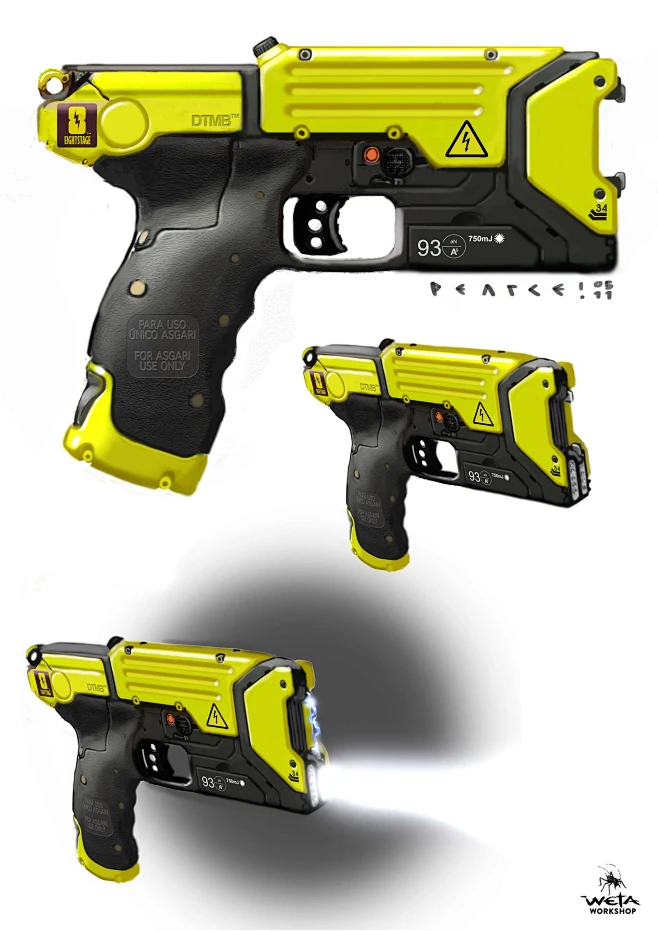 Taser Design - Artist: Christian Pearce-花瓣网