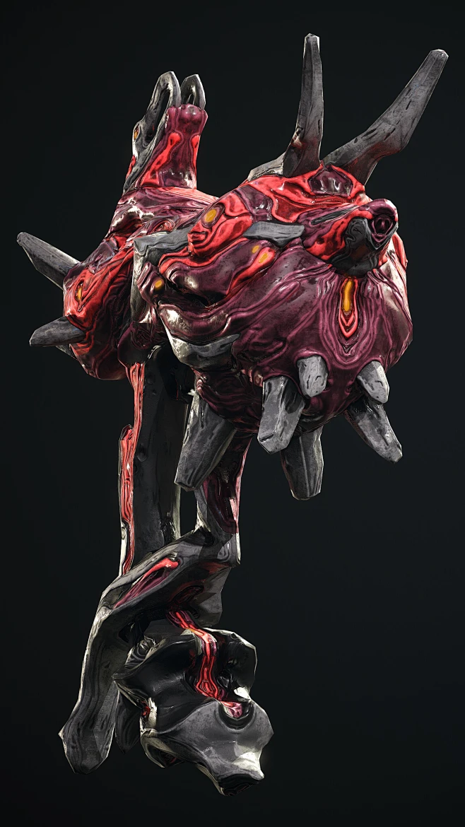 Zymos Infested pistol, Tim Bergholz | ChamferZone.com : Concept by Zeljko Duvnjak! If you want ...