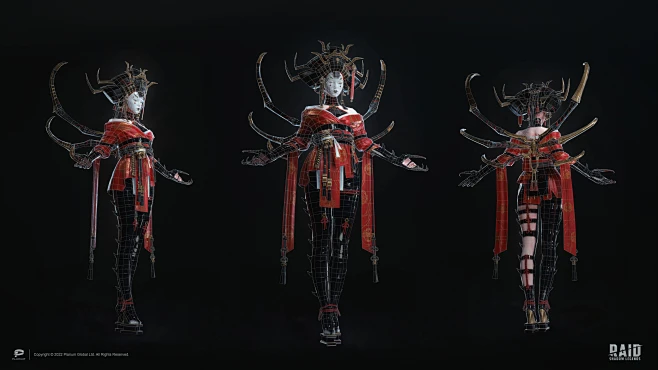 Lady Mikage. Raid: Shadow Legends-花瓣网