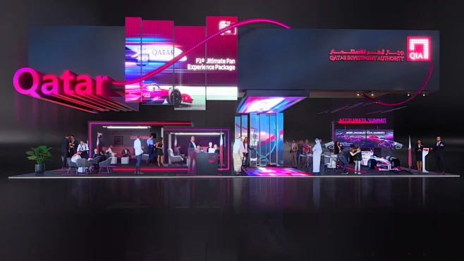 QIA - Qatar :: Behance图片_四开大展台图片素材-花瓣网