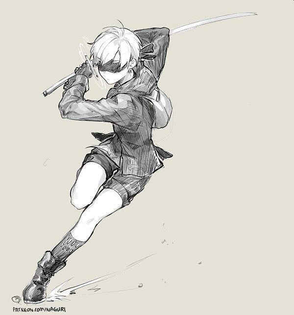 Pin by Xuânˆˆ on 9S (灬♥ω♥灬) _ Anime poses reference, Drawing poses, Art ...