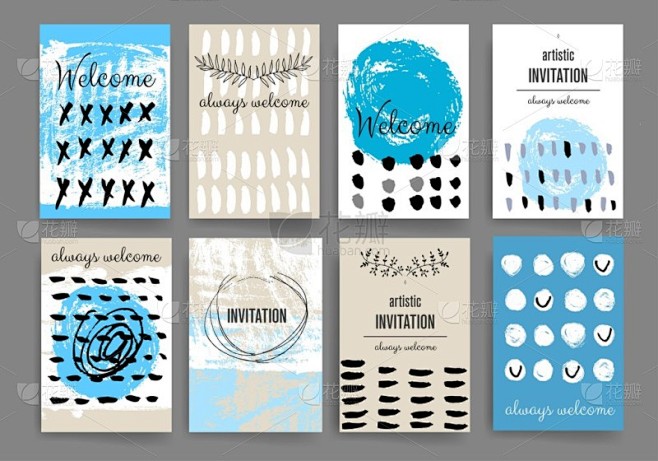 Modern cards design template.