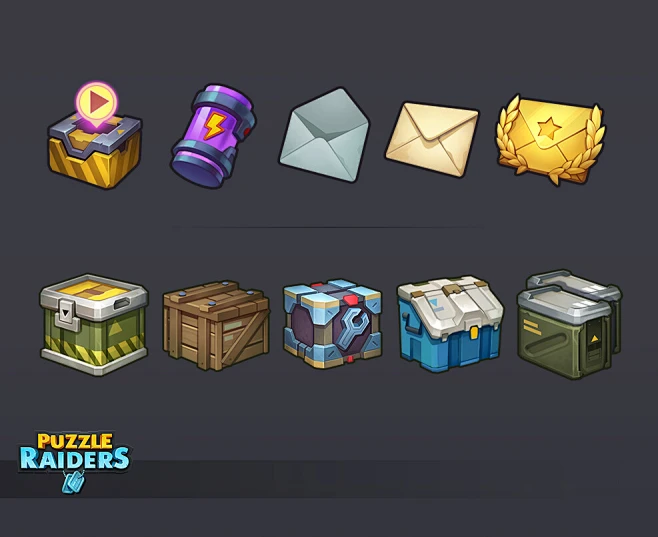 Game Icon Props UI Elements-花瓣网