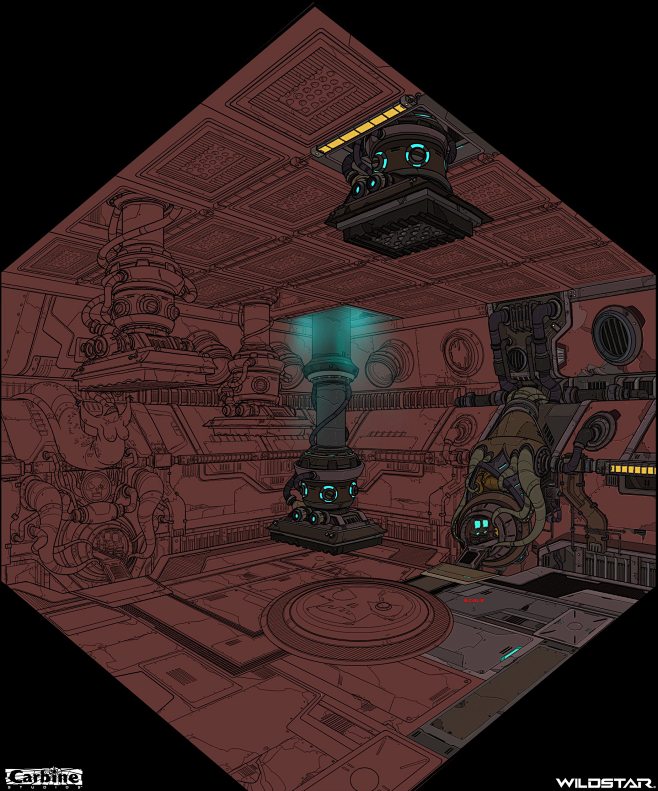 科幻室内场景气氛图科幻室内场景原画科幻场景原画科幻气氛图来自cgbook.cn (1144)