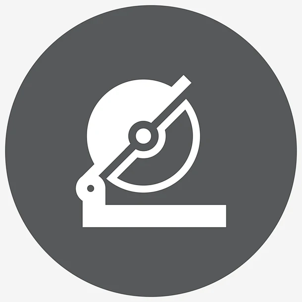 维修售后圆形图标矢量图素材 https://88ICON.com 机床 电锯 灰色 矢量 圆形图标 工具 维修 装修 售后维修-花瓣网