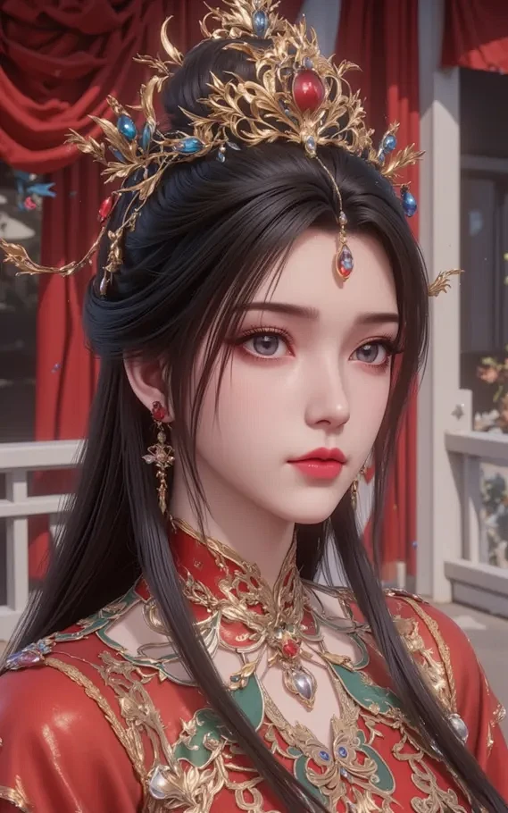 李慕婉动漫还原版_F1-LoRA-起风了ai绘画-LiblibAI-花瓣网