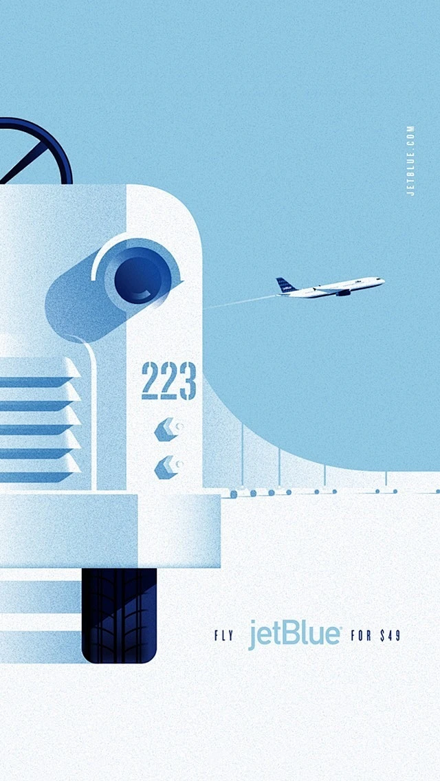 mlito | jetblue航空公司广告-花瓣网