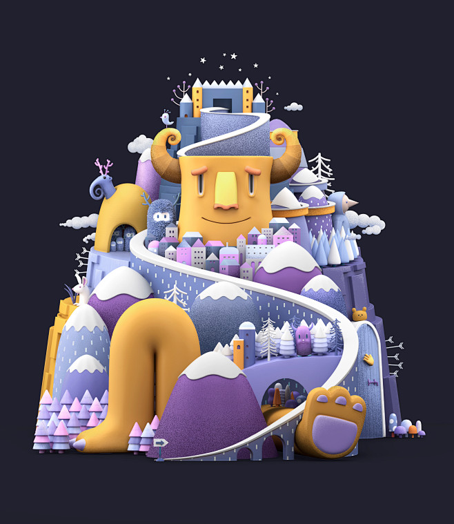 Behance作者：Dan Gartman