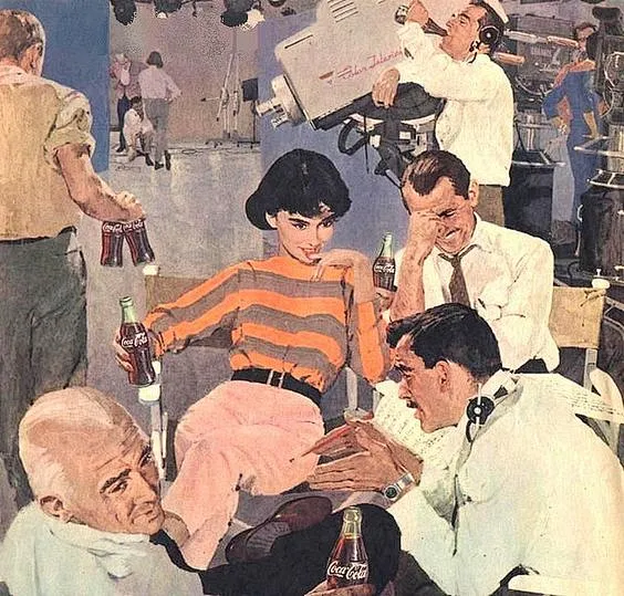 At the film studio by Bernie Fuchs - (October 29, 1932 – September 17 ...