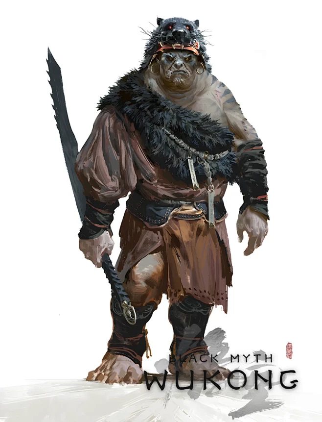 黑神话悟空人物设定集手绘CG之黑风山篇 - 小红书-花瓣网