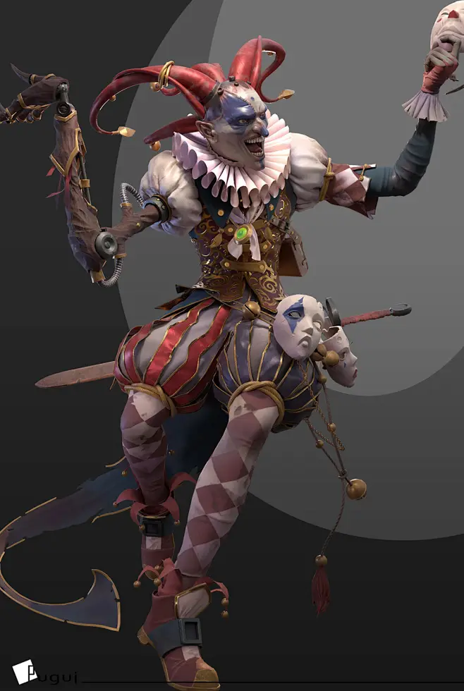 【pugui游戏】--15期角色精品班-_puigui游戏作品_角色/人物/生物_CG模型网-花瓣网