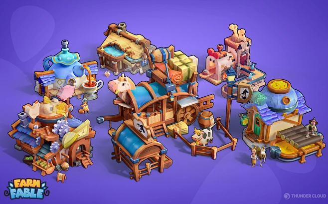 Farm Fable - Buildings Set 2, Thunder Cloud Studio : Another set of ...