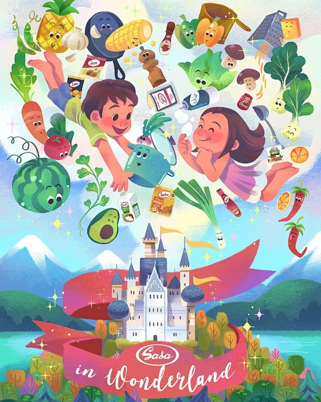 Satria and Sabrina entering the Wonderland. This is a cover pic im very ...