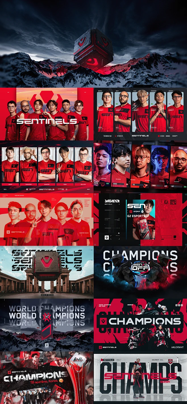 Sentinels Promo Graphics v1 :: Behance-花瓣网