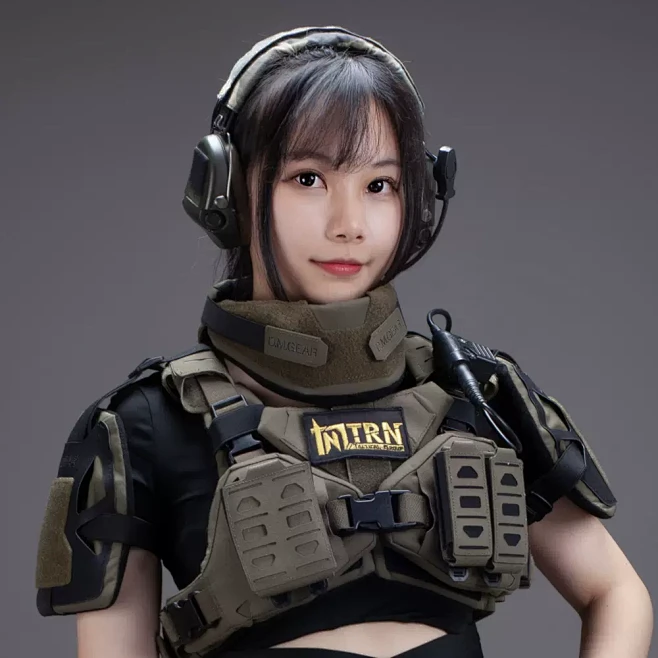 [TRN]BAC黑灰工业战术背心通用型护领 护脖 护颈兼容JPC FCSK CPC-淘宝网-花瓣网