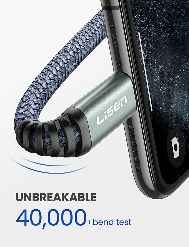 Amazon.com: USB C to Lightning Cable 6FT [Never Rupture][Apple MFi ...