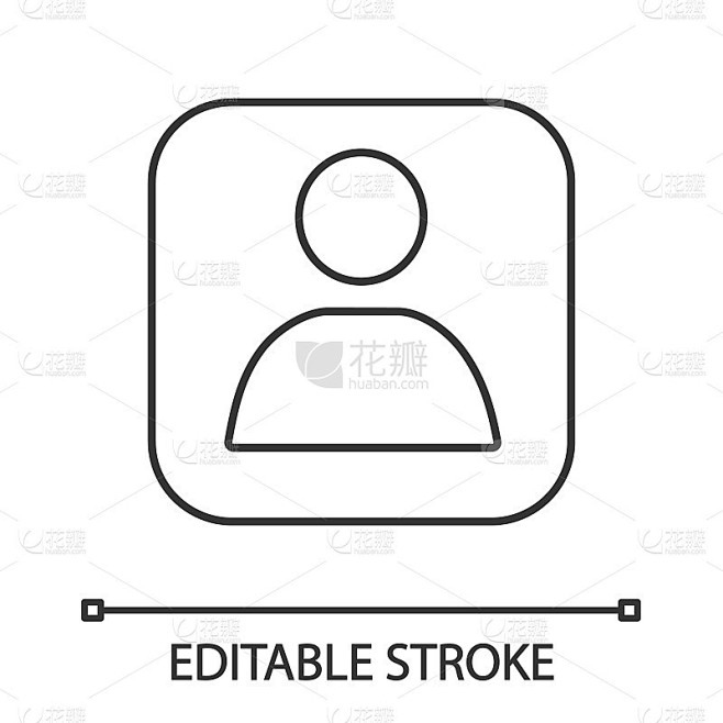 User account box icon